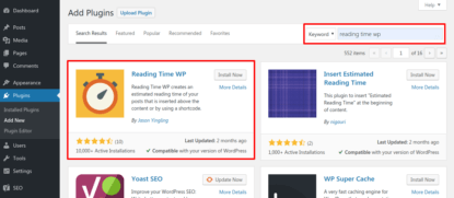 Estimated Reading Time Display In Your WordPress Posts - SpeedySense