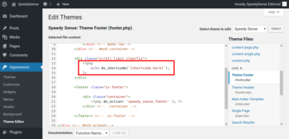 How to add a shortcode to Header/Footer in WordPress Website