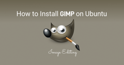 How To Install GIMP on Ubuntu 18.04 LTS - SpeedySense